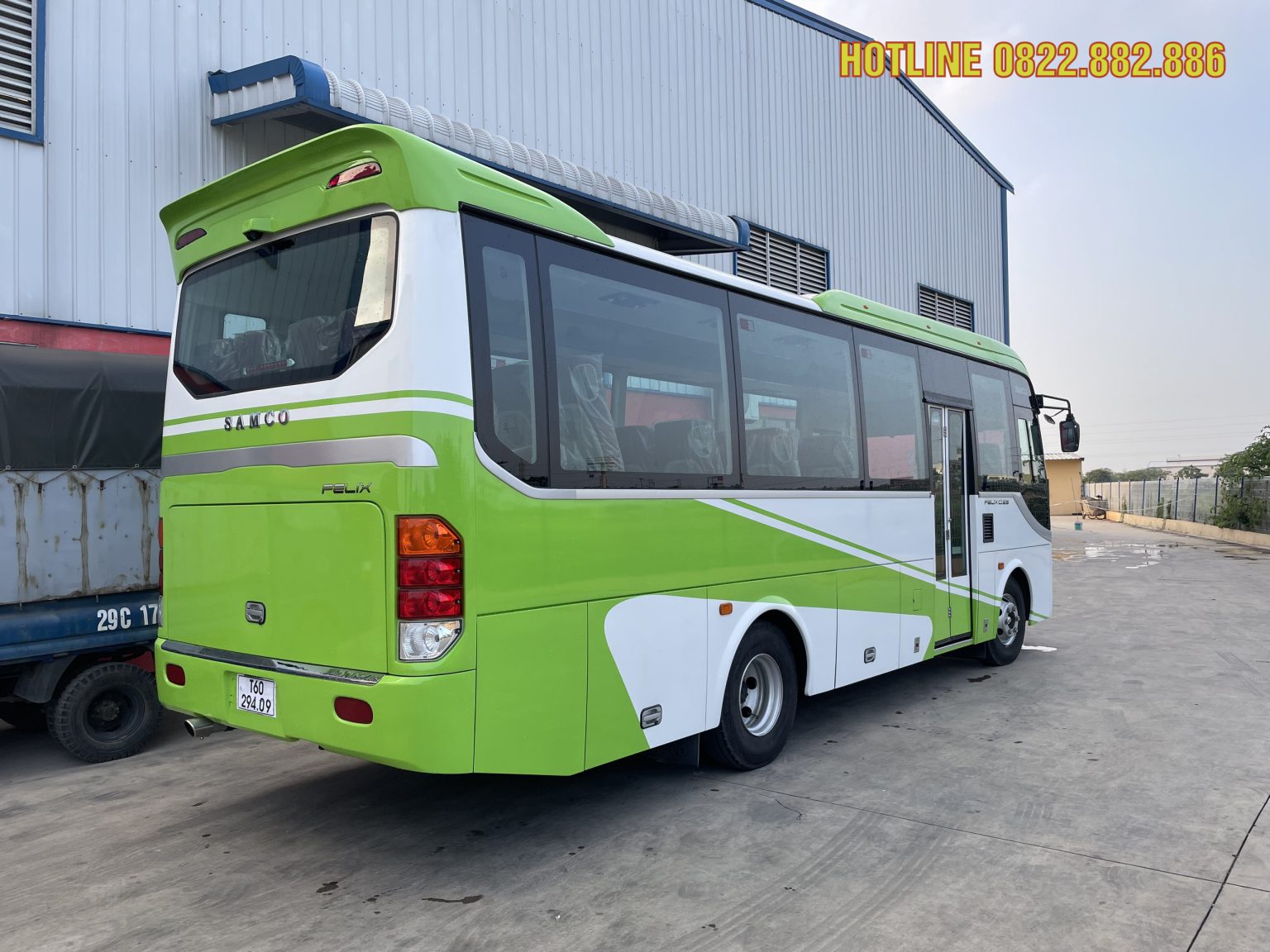 Samco Felix 29 - 34 chỗ ngồi máy Isuzu kiểu dáng Selega Nhật Bản